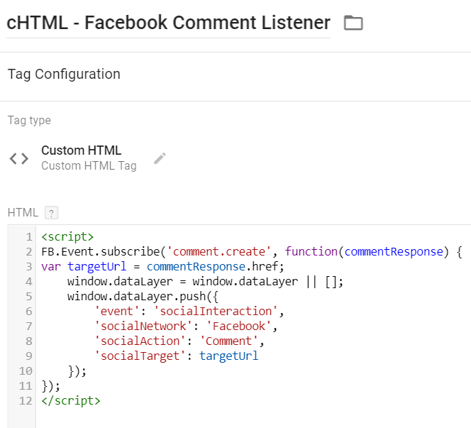 How To Track Facebook Comments with Google Tag Manager - Analytics Mania
