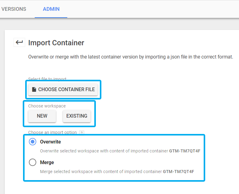 How to import Google Tag Manager Container (Recipe) - Analytics Mania