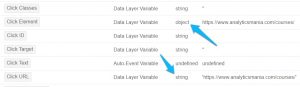Click Element Variable in Google Tag Manager - Analytics Mania