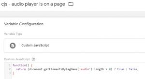 How to Track HTML5 Audio Player with Google Tag Manager and GA