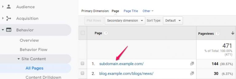 Subdomain Tracking with Google Analytics and Google Tag Manager
