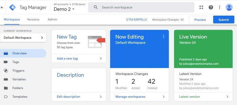 Google Tag Manager Preview Mode - The Guide (2025) - Analytics Mania
