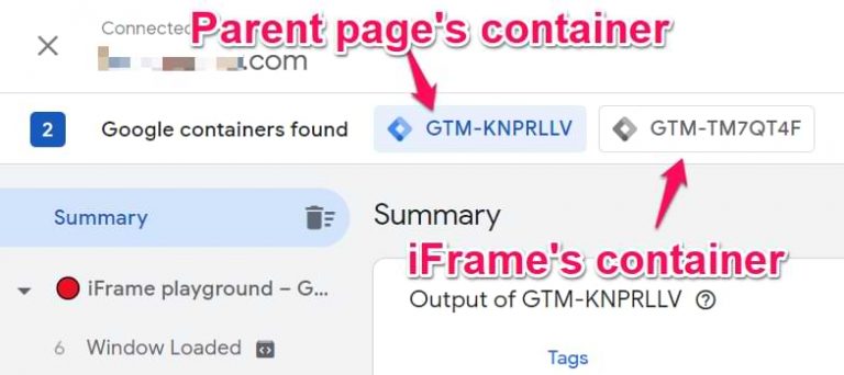 How to Debug iFrame with Google Tag Manager Preview Mode