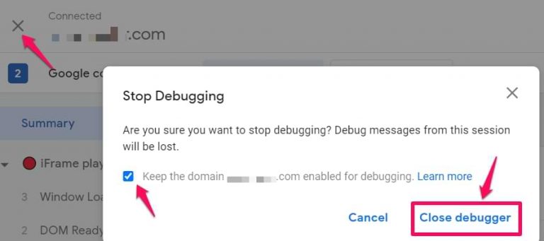 How to Debug iFrame with Google Tag Manager Preview Mode