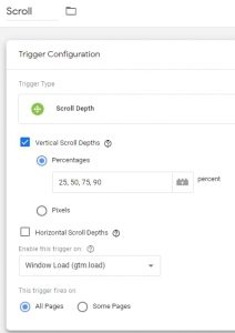 Scroll tracking with Google Analytics 4 (GA4 Scroll Depth Tracking)