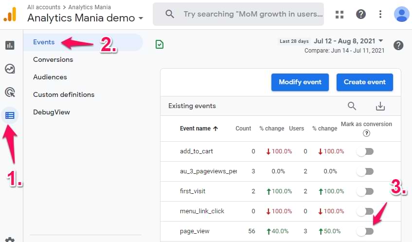 Track Events with Google Analytics 4 (GA4) and Google Tag Manager