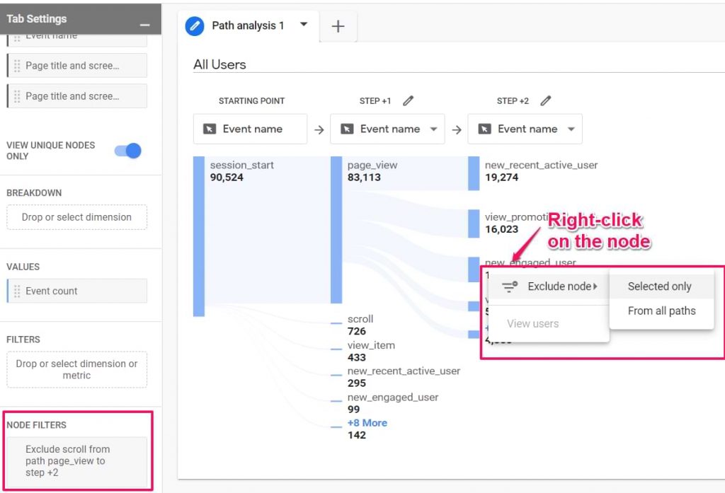 Path Exploration report in Google Analytics 4 (2025) - Analytics Mania