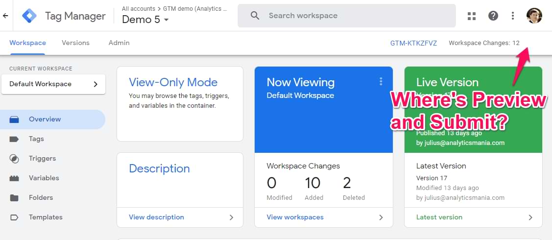 Google Tag Manager In View Only Mode Here s The Fix Analytics Mania