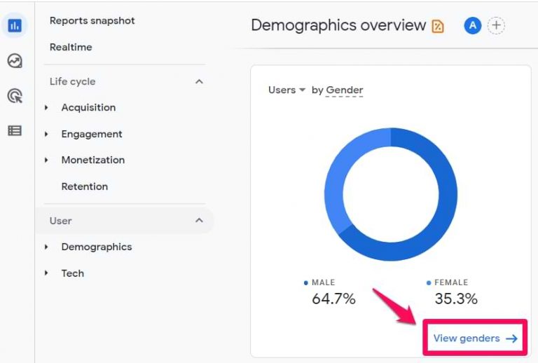 Demographics reports in Google Analytics 4 - Analytics Mania