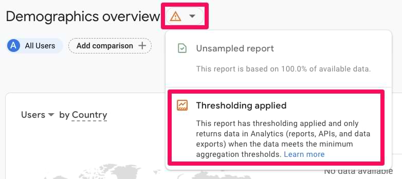Demographics reports in Google Analytics 4 - Analytics Mania