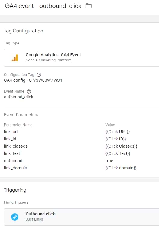 [Solved] Missing Link Text of Outbound Clicks in GA4?