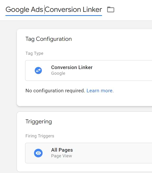 Google Ads Conversion Tracking with Google Tag Manager