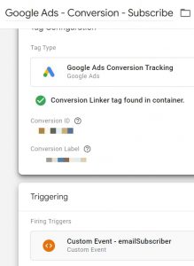 Google Ads Conversion Tracking with Google Tag Manager