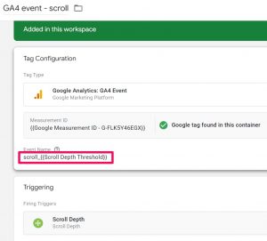 Scroll tracking with Google Analytics 4 (GA4 Scroll Depth Tracking)