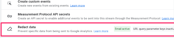Data Redaction in Google Analytics 4 (Remove PII from GA4)
