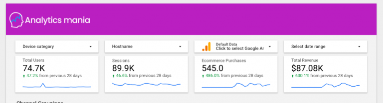 Looker Studio Tutorial for Google Analytics 4 - Analytics Mania